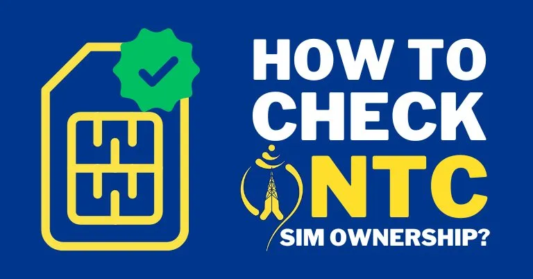 How to check NTC number owner name? – GadgetByte Nepal